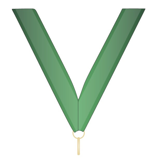 Green VIP Ribbon - 30mm – Recognition ID