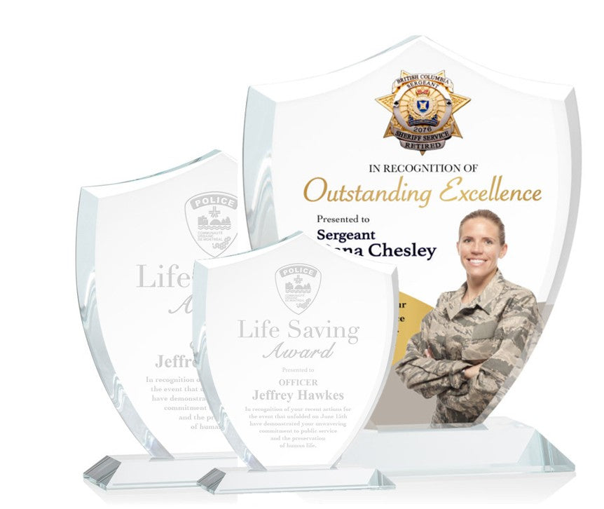 Acrylic Shield Trophy – Recognition ID